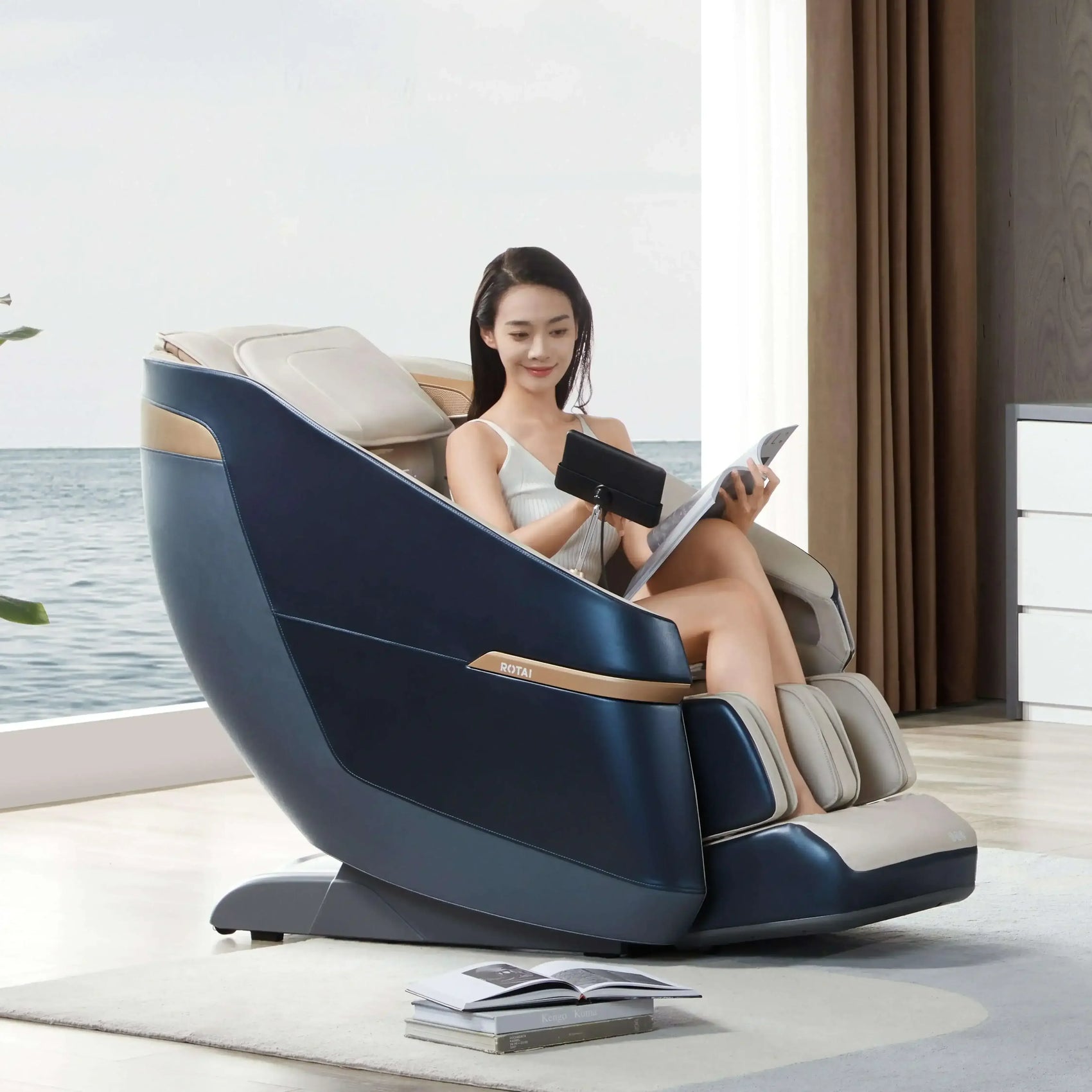Buy Jimny Massage Chair (Blue) | 10 Years Warranty